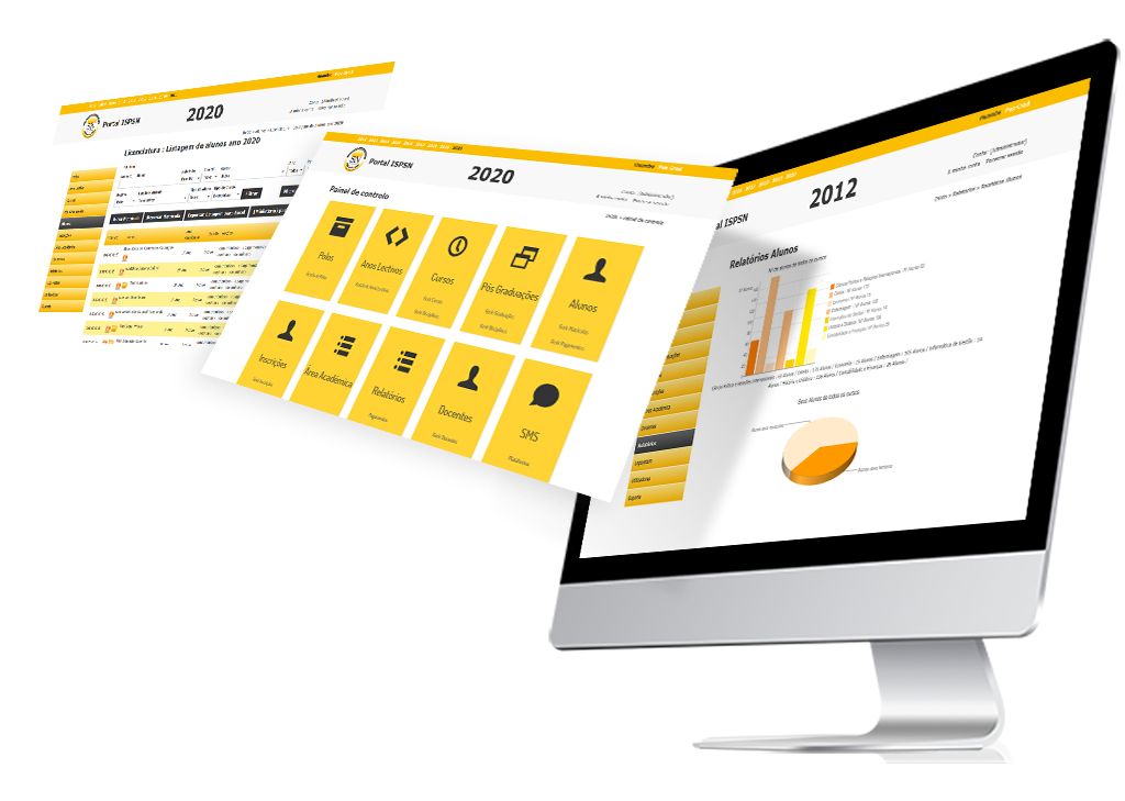 Gestão Escolar ISPSN | teia.digital - Software é a nossa praia